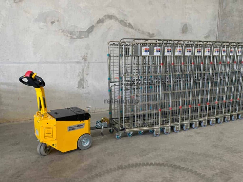 Tow Coupling for Empty / Nested Roll Cage Trolleys - Retailquip